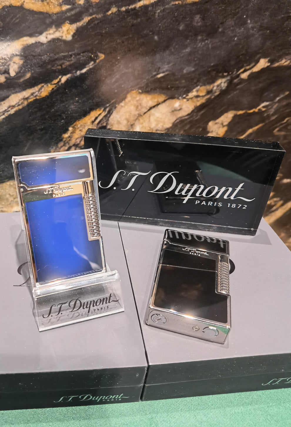 S.T. Dupont Le Grand Lighter Palladium – Double Bay Cigar & Pipe